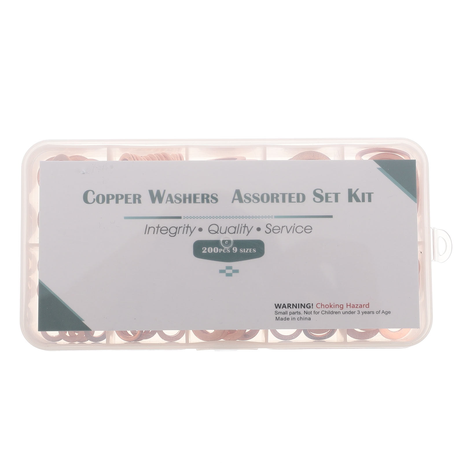 200 Pcs Washers for Screws Gasket Rust Resistant Washers 1.8X1.8cm ...