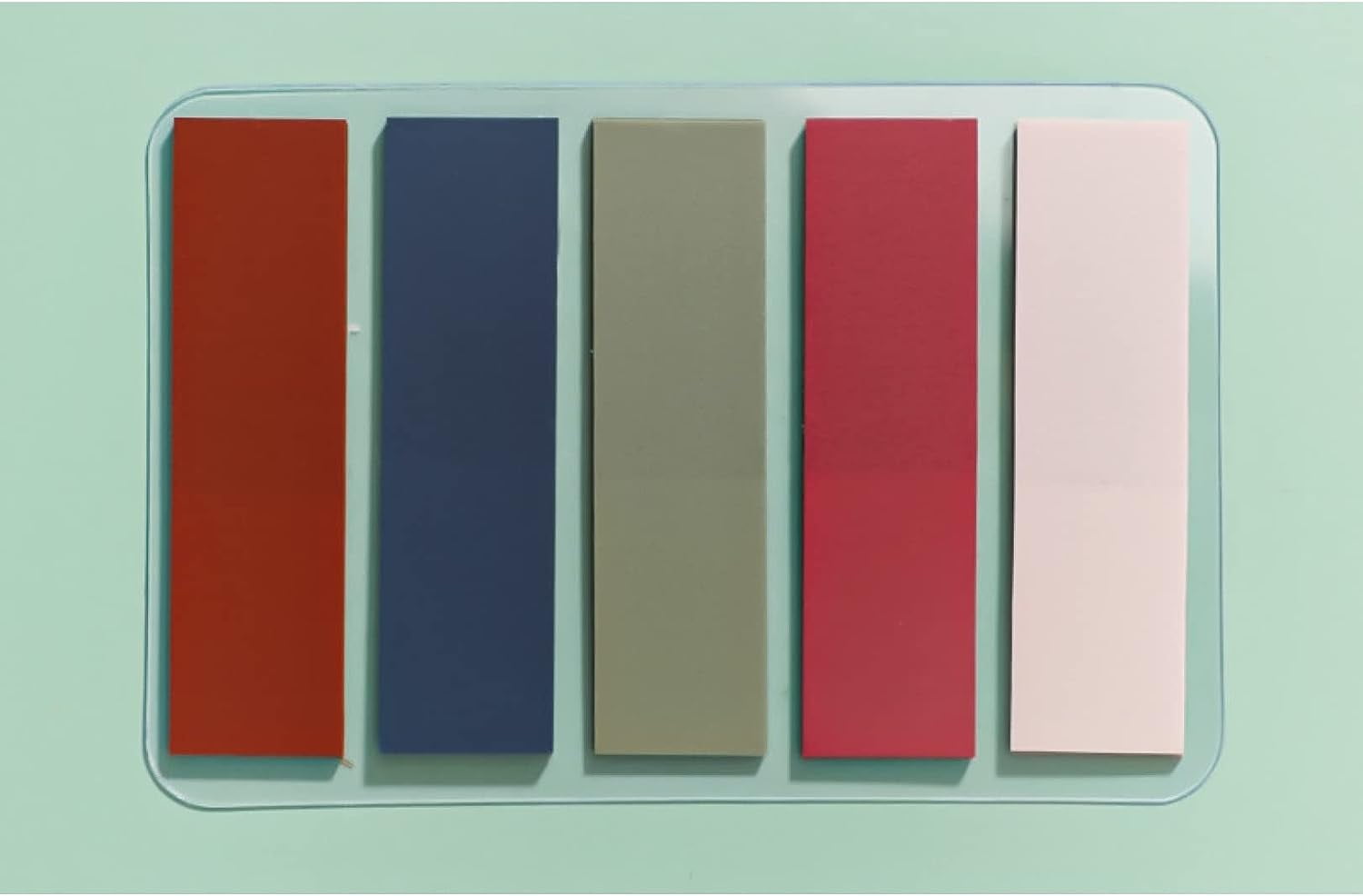 200 Pcs Waterproof self-Adhesive Transparent Sticky Notes Pad Page ...