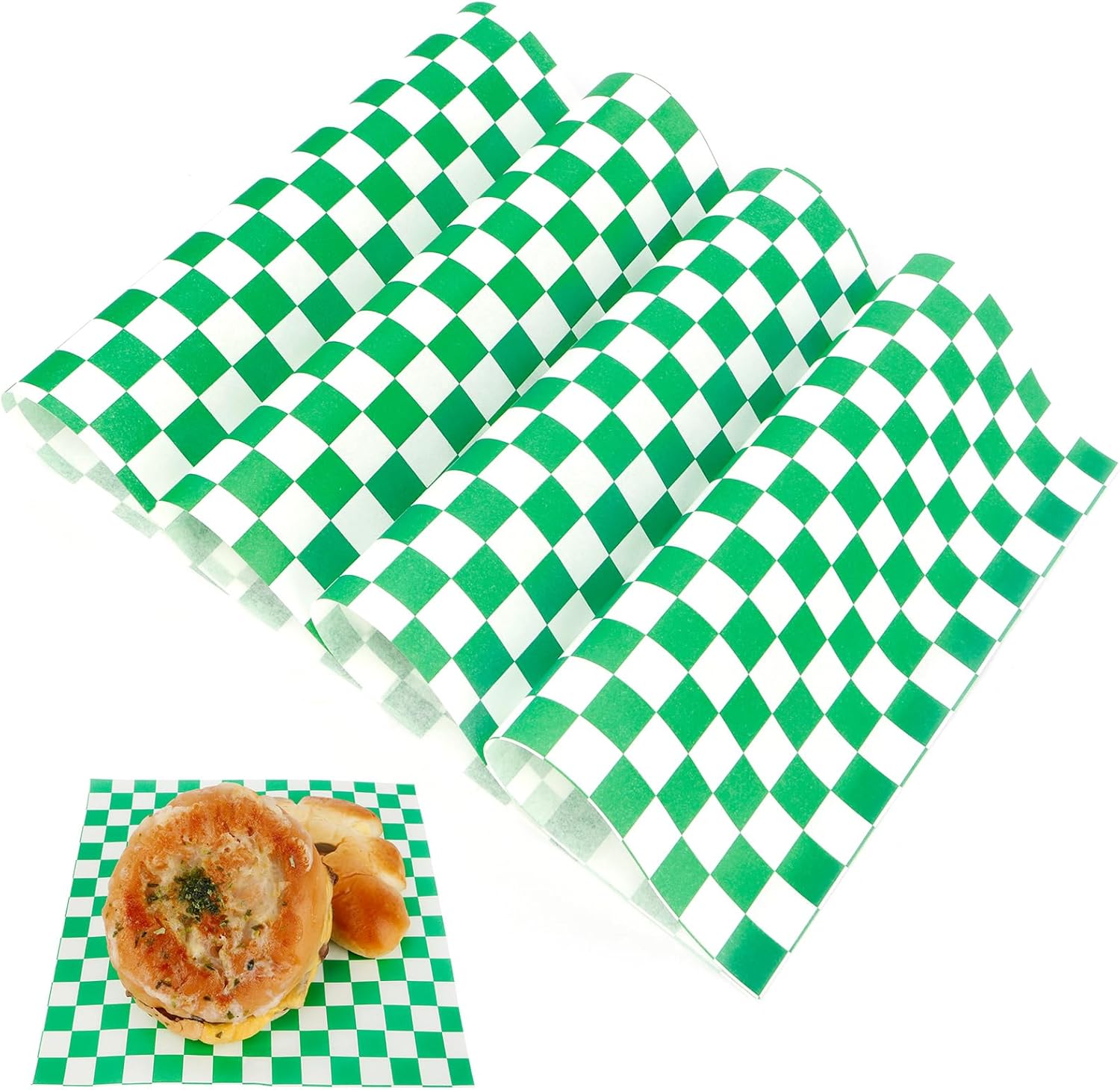 200 Pcs Wax Paper Sheets for Food Deli Wrap 7 * Inch Basket Liners ...