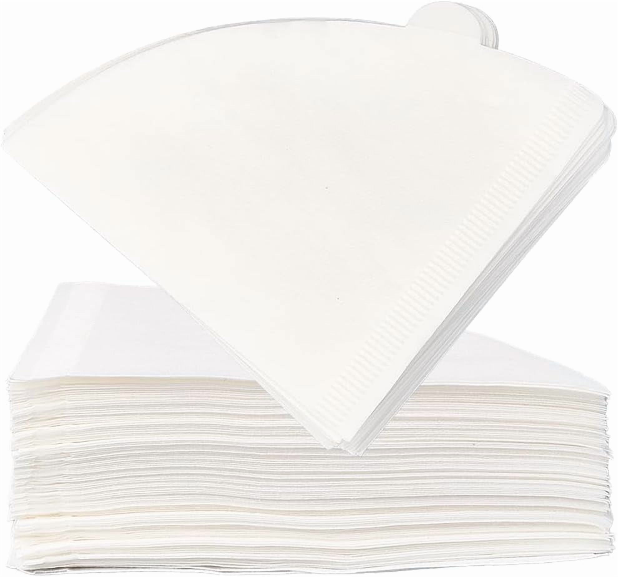 200 Pcs White Coffee Filters Size 02 Unbleached Cone Filters Disposable ...