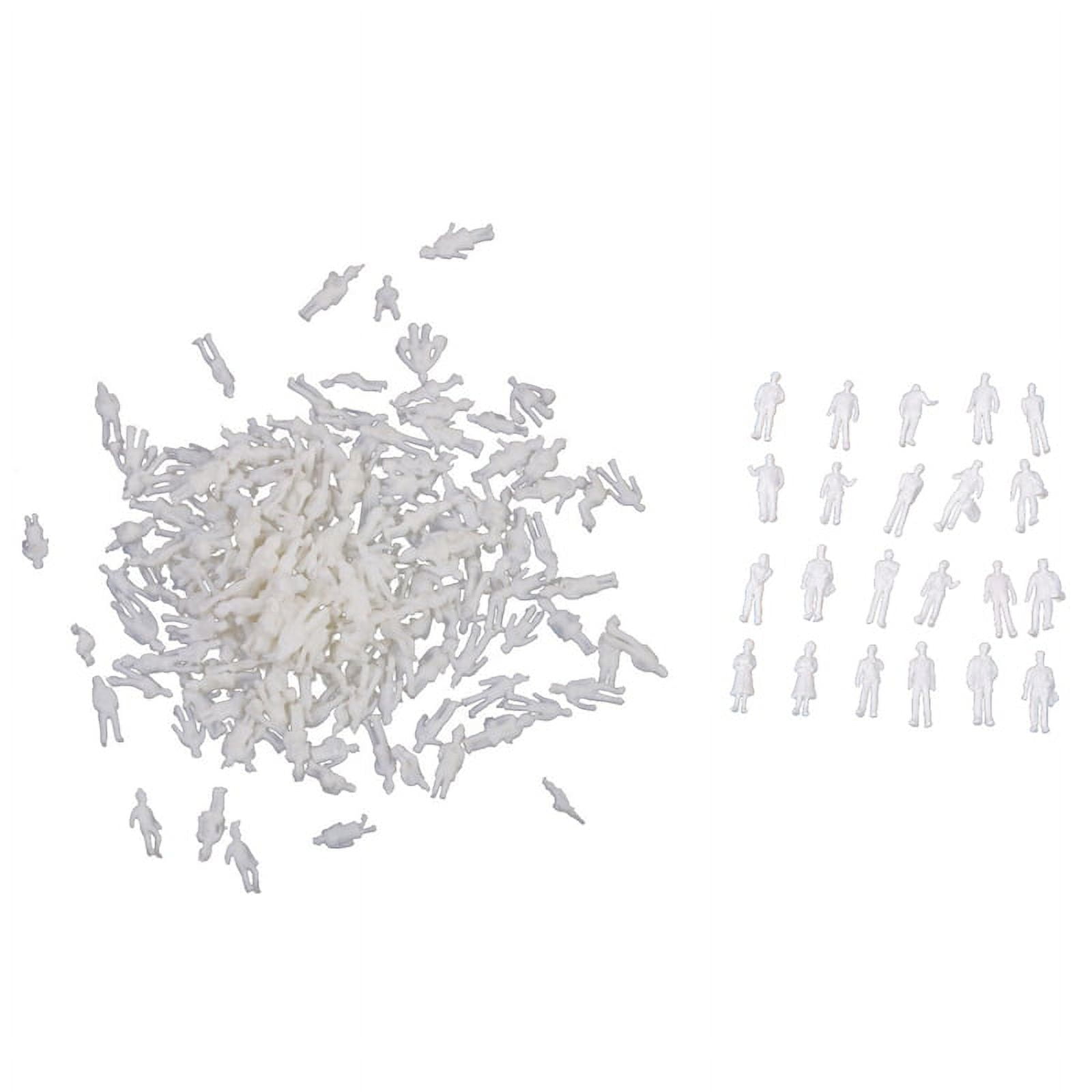 200 Pcs White Model People: 100Pcs Model People Figures Scale 1:200 ...