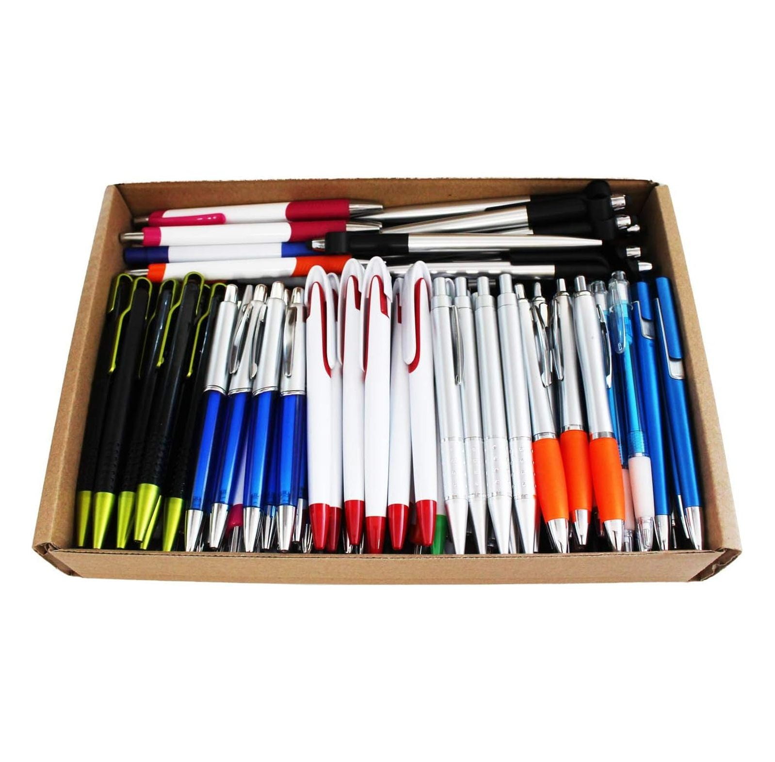 Ballpoint Pens, Assorted Retractable, 200 Count - Walmart.com