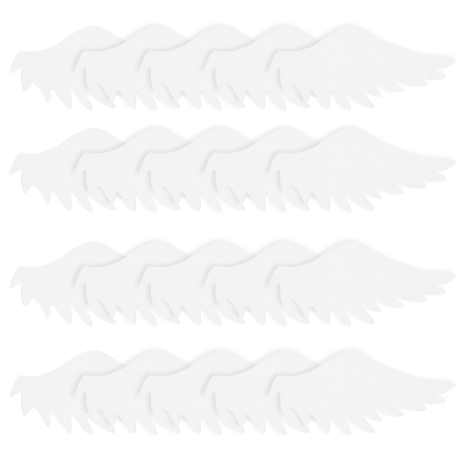 200 Pcs Wings Cake Topper Ornament Angel Wing Cupcake Decors Party ...