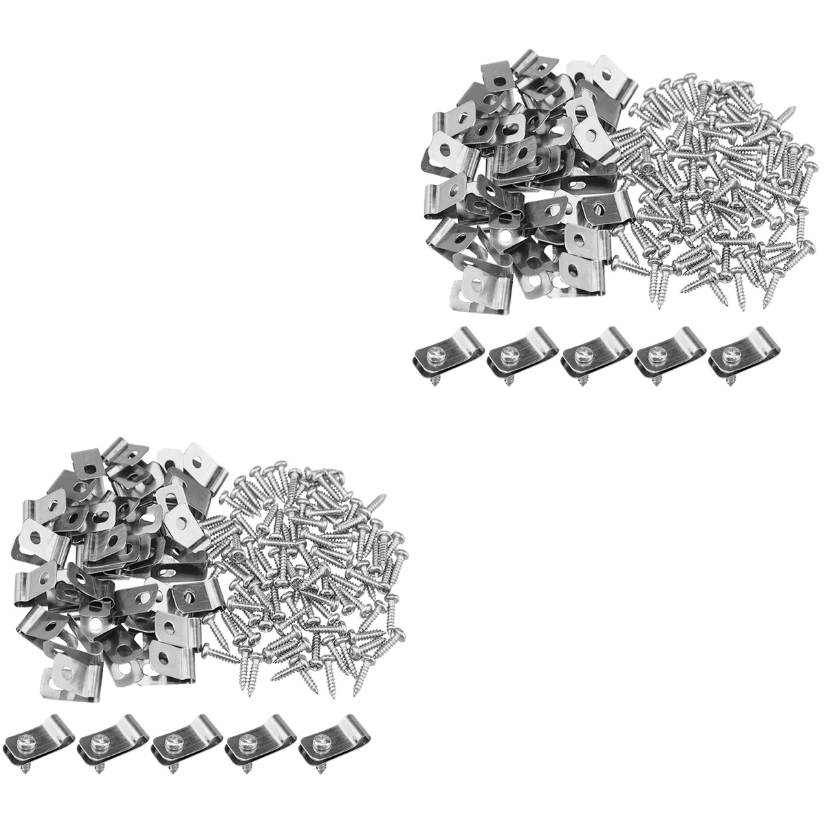 200 Pcs Wire Fence Clamp Heavy Duty Fencing Mounting Clips Wire Cage ...