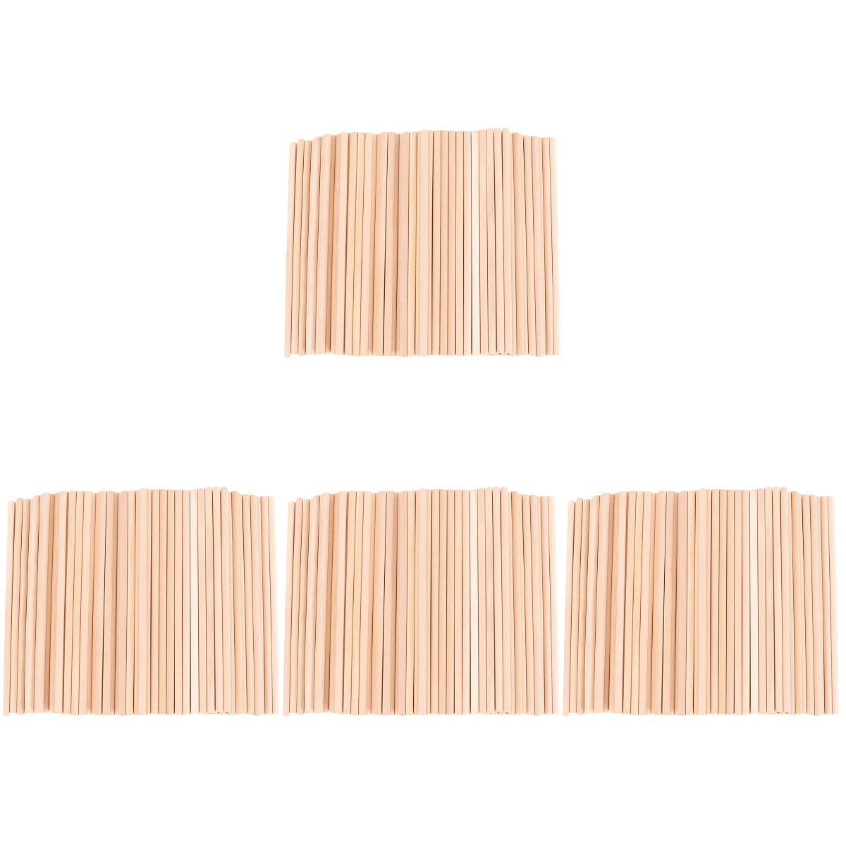 MERRYHAPY 200Pcs Round Wooden Rods for Drumming Lessons Hand Eye ...