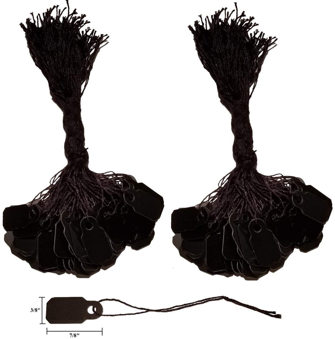 200 Pcs of Plastic String Tags, Price Tags, Elegant Jewelry String Tags ...