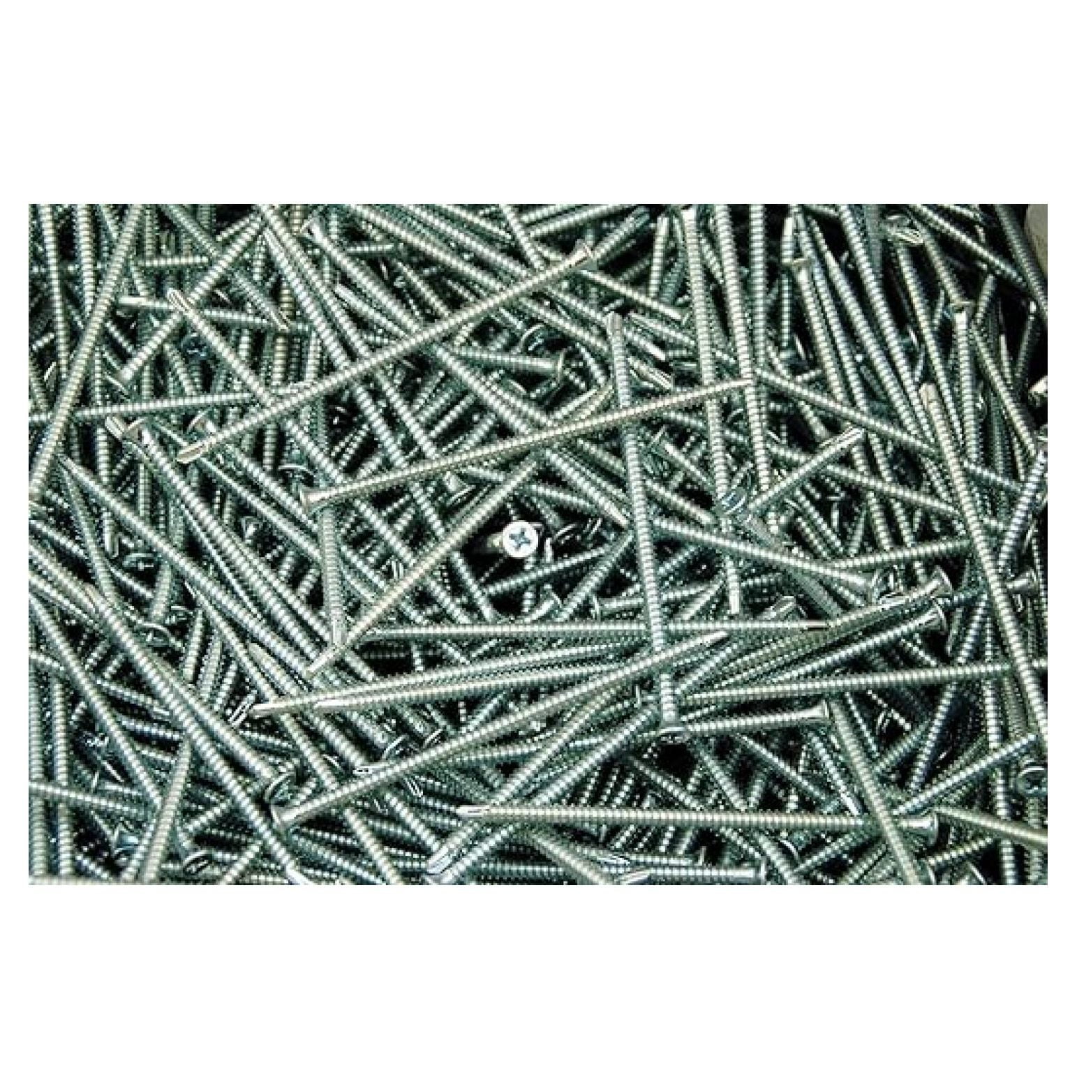 (200) Phillips Bugle Head #10 x 4 Self-Drilling Tek Screws Zinc ...