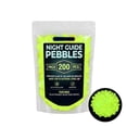 200 Piece Glow in the Dark Pebbles Luminous Rocks Outdoor Walkway ...