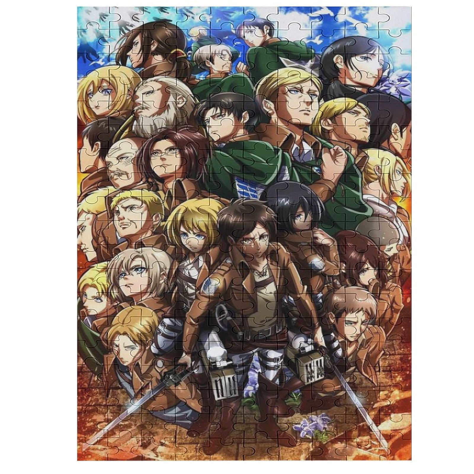 200 Piece Jigsaw Puzzle For Adults & Kids - Attack on Titan Puzzle For ...