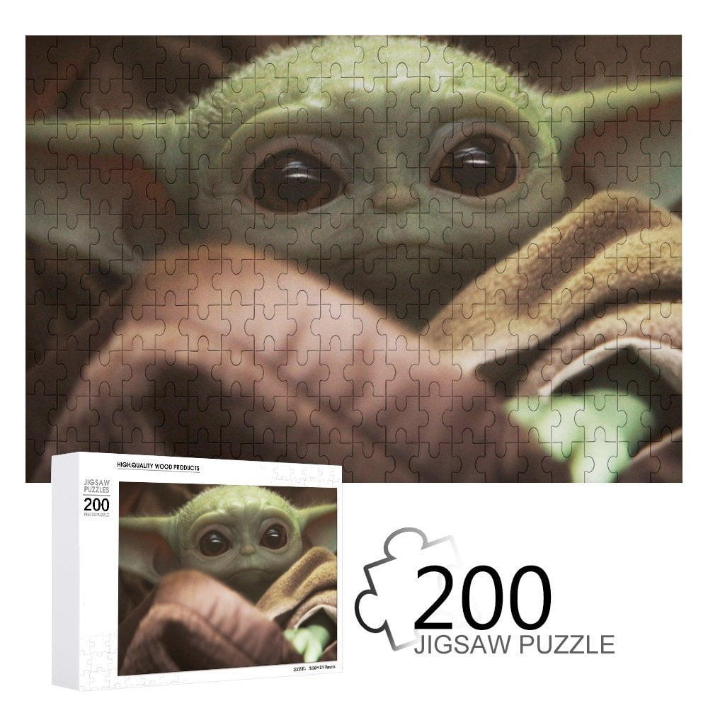 200 Piece Jigsaw Puzzle For Adults & Kids - Baby Yoda Puzzle For Boys ...