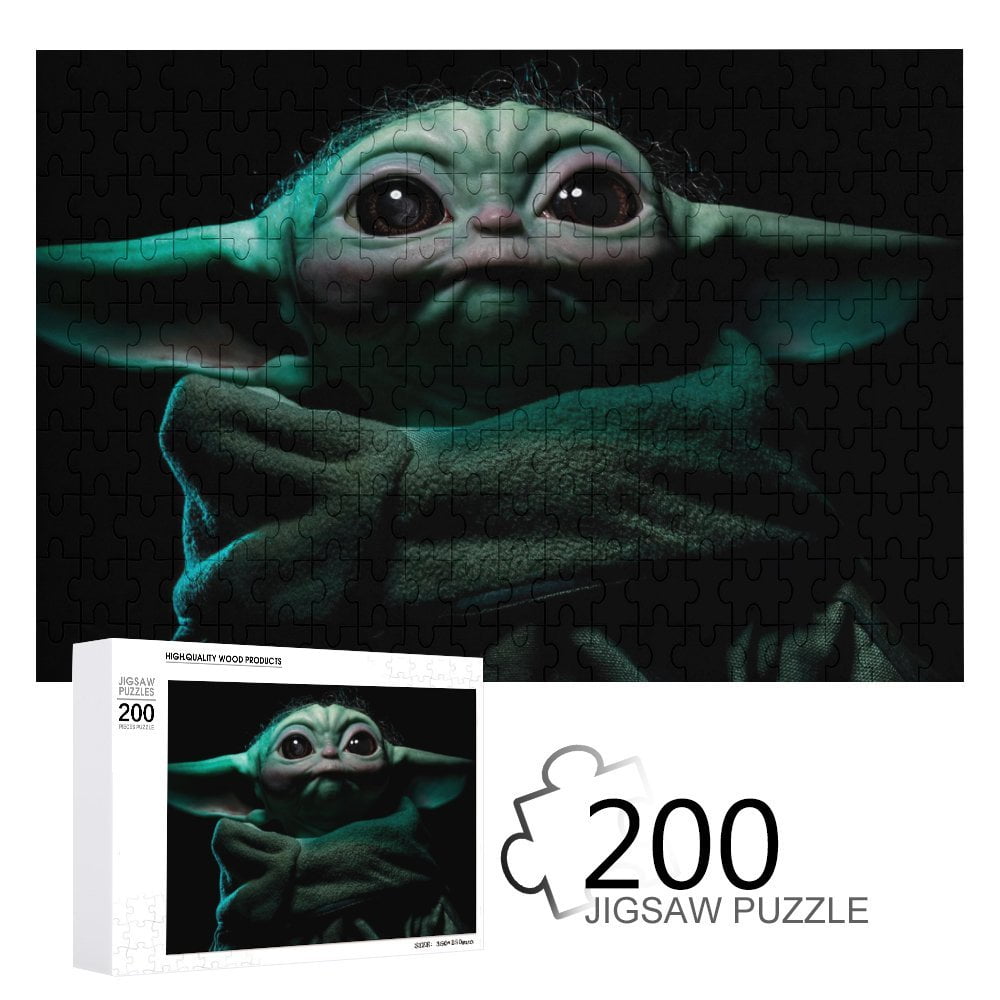 200 Piece Jigsaw Puzzle For Adults & Kids - Baby Yoda Puzzle For Boys ...