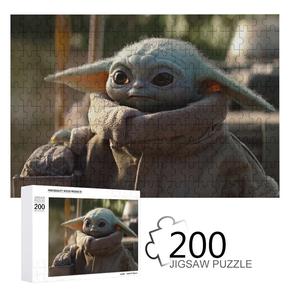 200 Piece Jigsaw Puzzle For Adults & Kids - Baby Yoda Puzzle For Boys ...