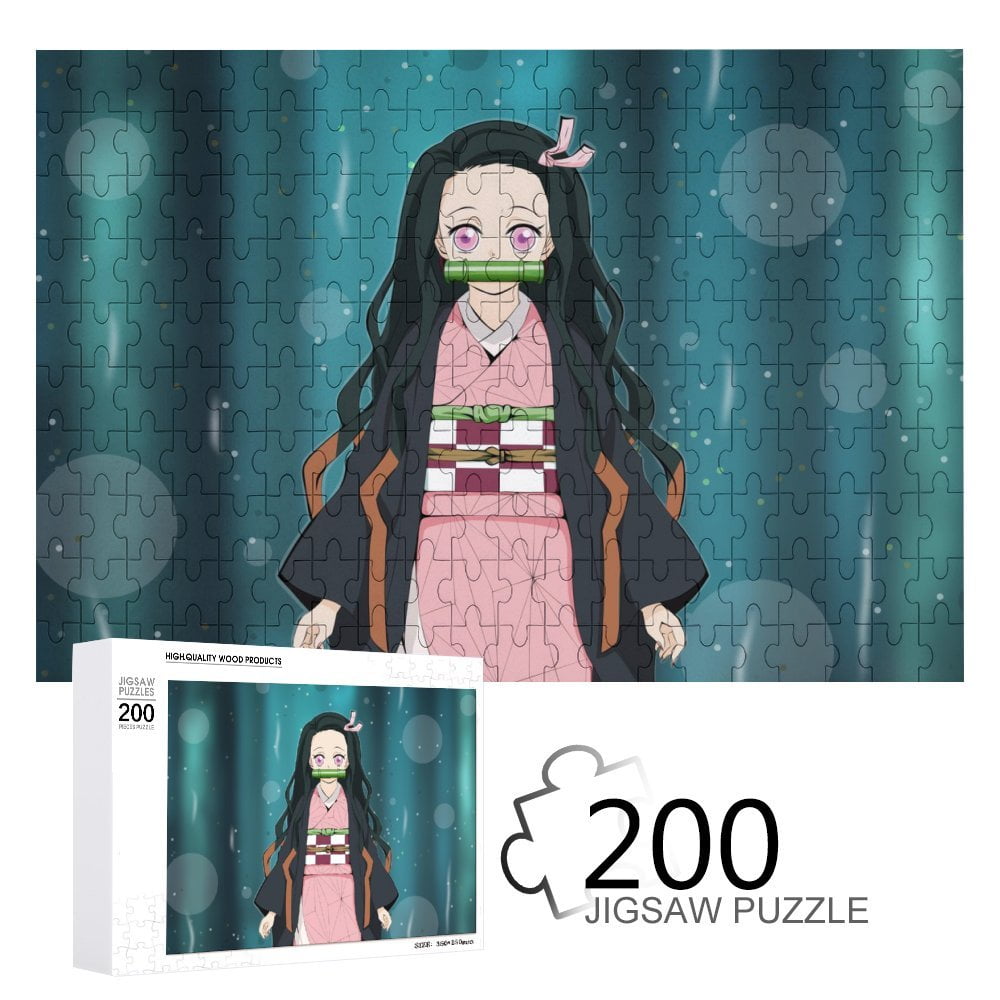 200 Piece Jigsaw Puzzle For Adults & Kids - Demon Slayer Puzzle For ...