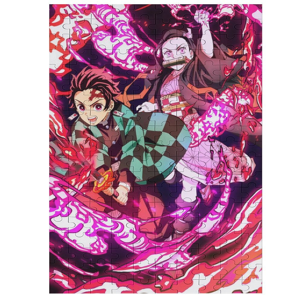 200 Piece Jigsaw Puzzle For Adults & Kids - Demon Slayer Puzzle For ...