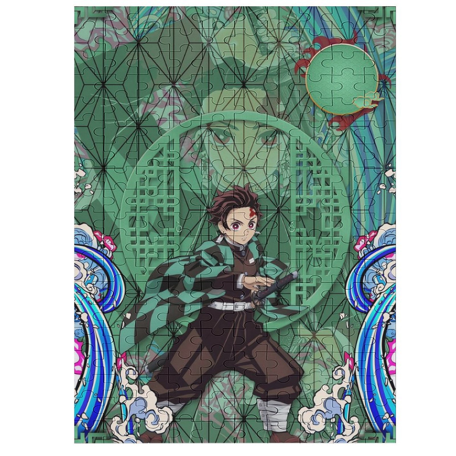200 Piece Jigsaw Puzzle For Adults & Kids - Demon Slayer Puzzle For ...