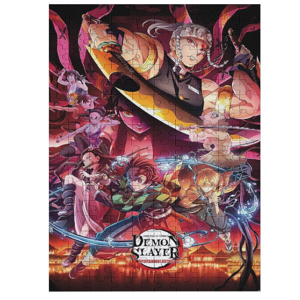 200 Piece Jigsaw Puzzle For Adults & Kids - Demon Slayer Puzzle For ...