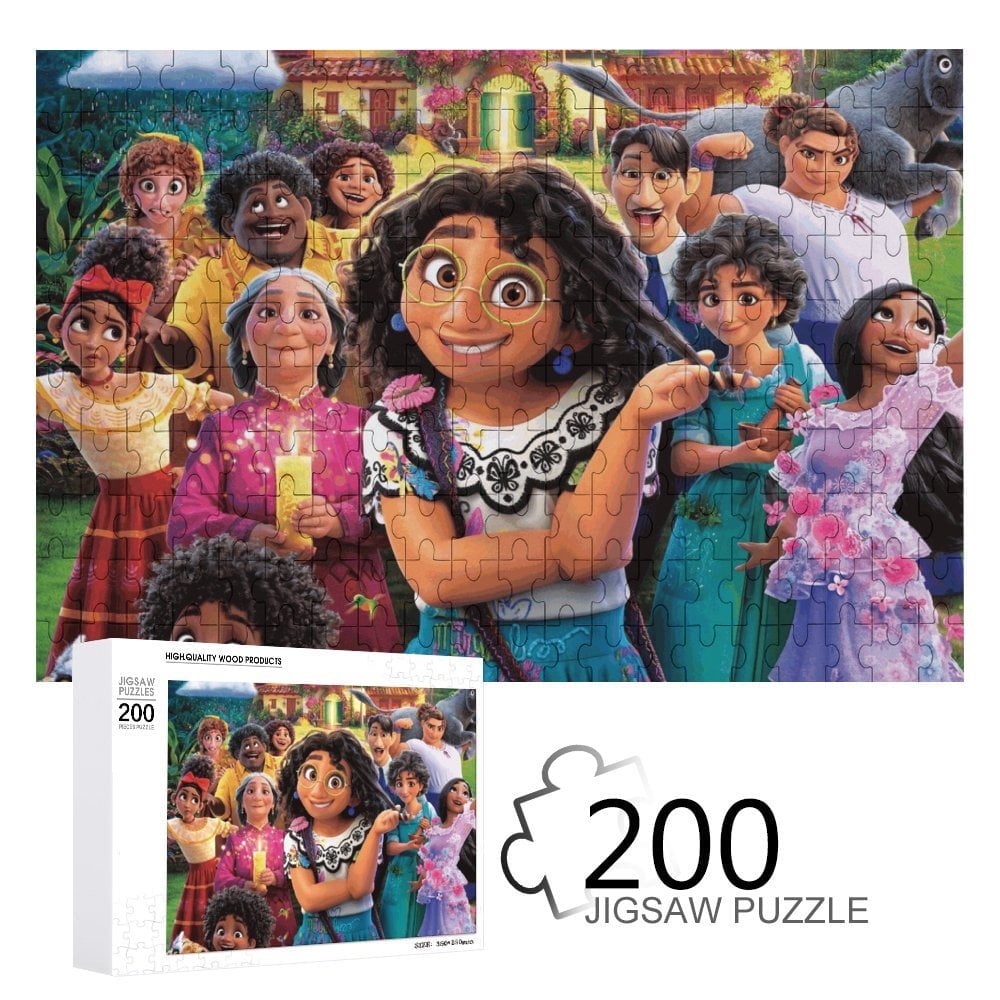 200 Piece Jigsaw Puzzle For Adults & Kids - Encanto Puzzle For Boys ...