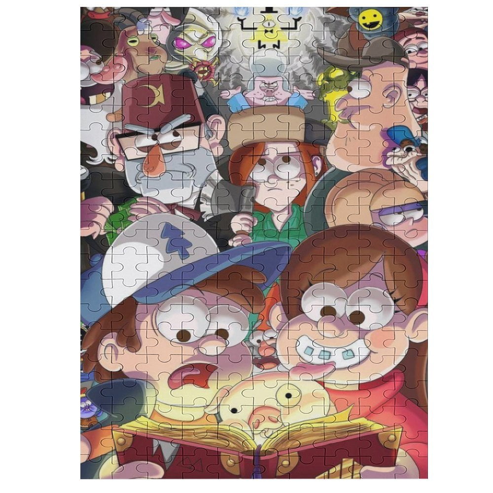 200 Piece Jigsaw Puzzle For Adults & Kids - Gravity Falls Puzzle For ...