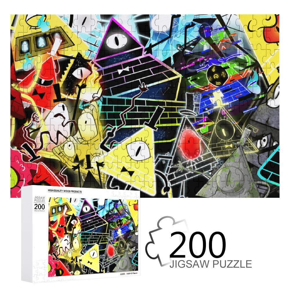 200 Piece Jigsaw Puzzle For Adults & Kids - Gravity Falls Puzzle For ...