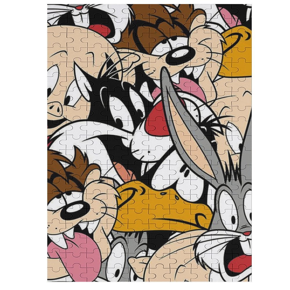 200 Piece Jigsaw Puzzle For Adults & Kids - Looney Tunes Cartoons ...