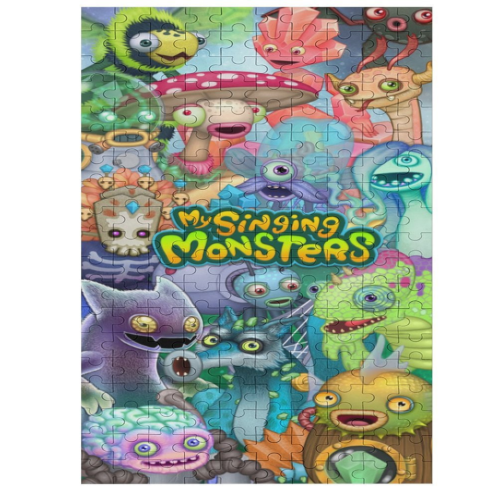 200 Piece Jigsaw Puzzle For Adults & Kids - My Singing Monsters Puzzle ...