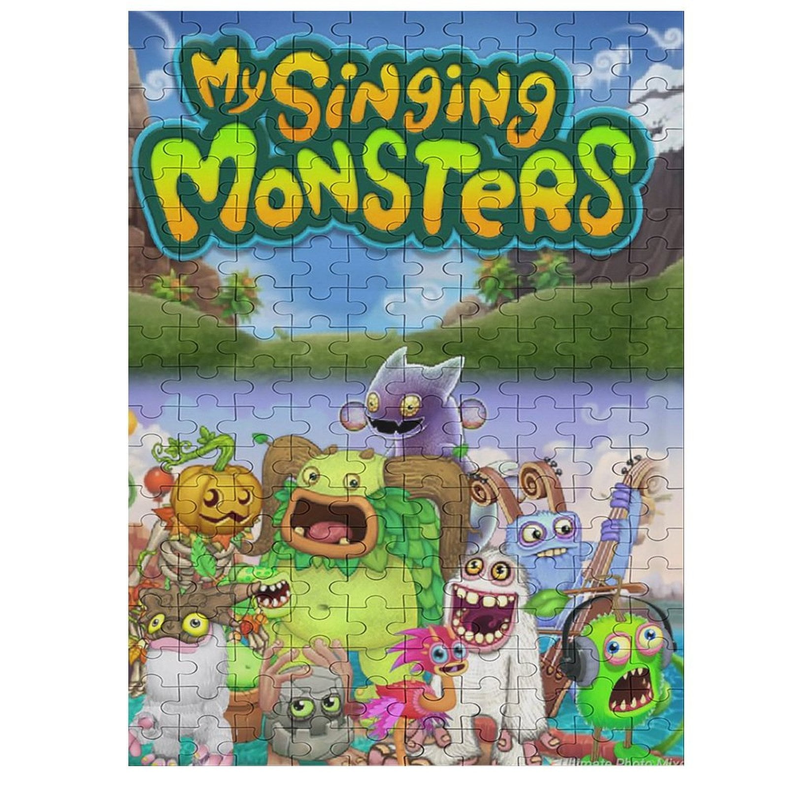 200 Piece Jigsaw Puzzle For Adults & Kids - My Singing Monsters Puzzle ...
