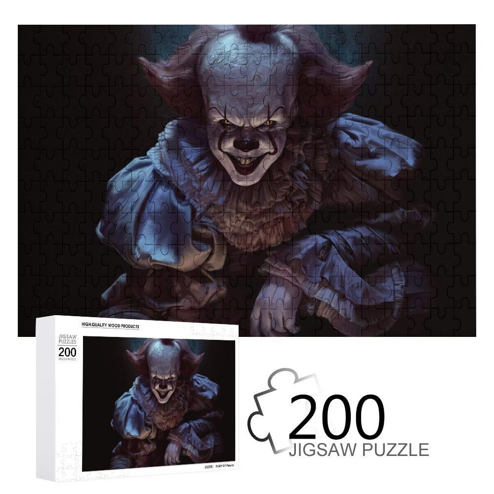 200 Piece Jigsaw Puzzle For Adults & Kids - Pennywise Puzzle For Boys ...