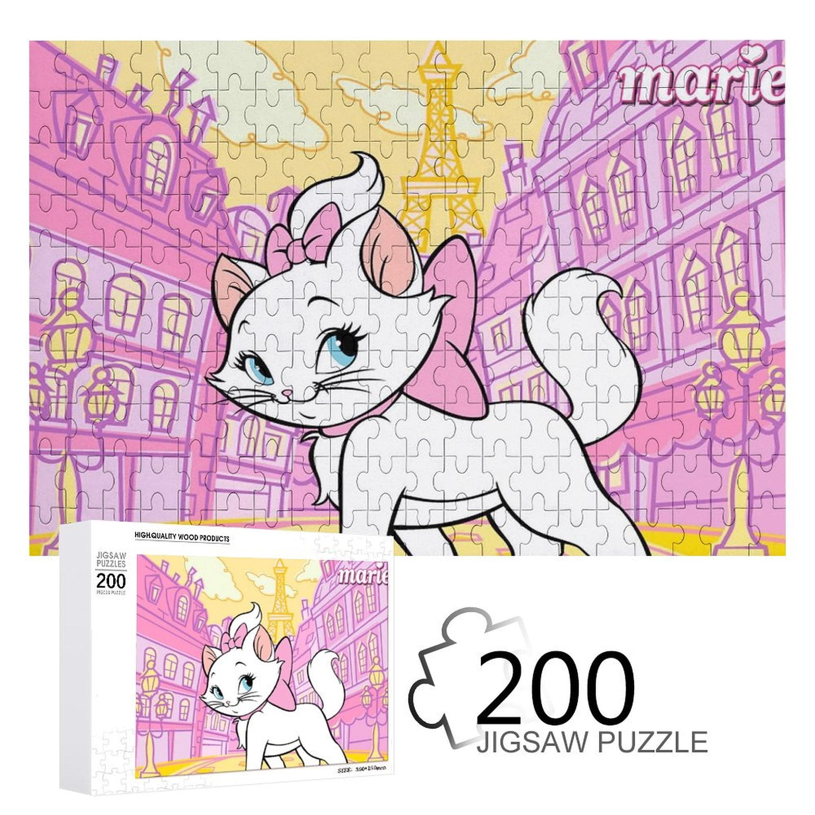 200 Piece Jigsaw Puzzle For Adults & Kids - The Aristocats Puzzle For ...