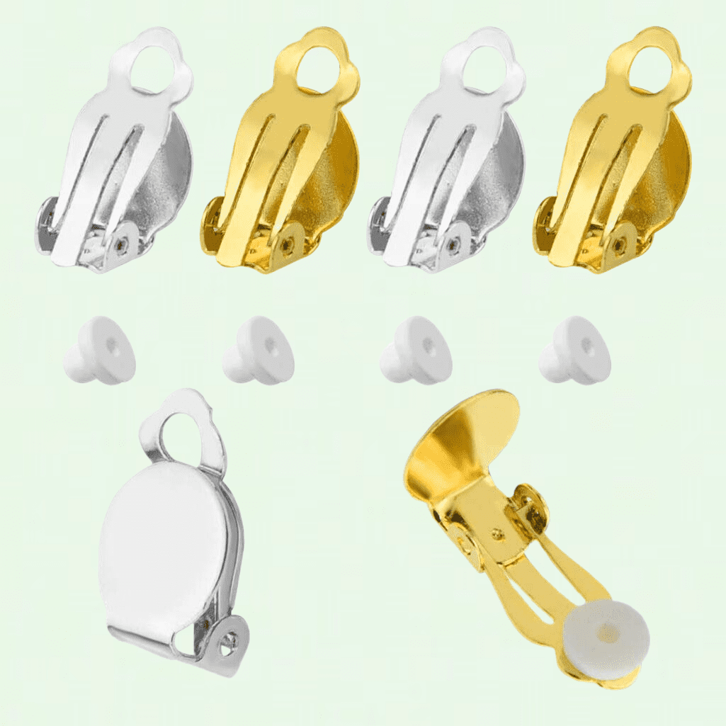 200 Piece Round Backs and Setting Results Including 100pcs Round Flat ...