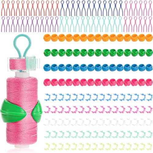 200 Pieces Bobbin Thread Organizing Clips, Bobbin Clamps Holders Thread ...