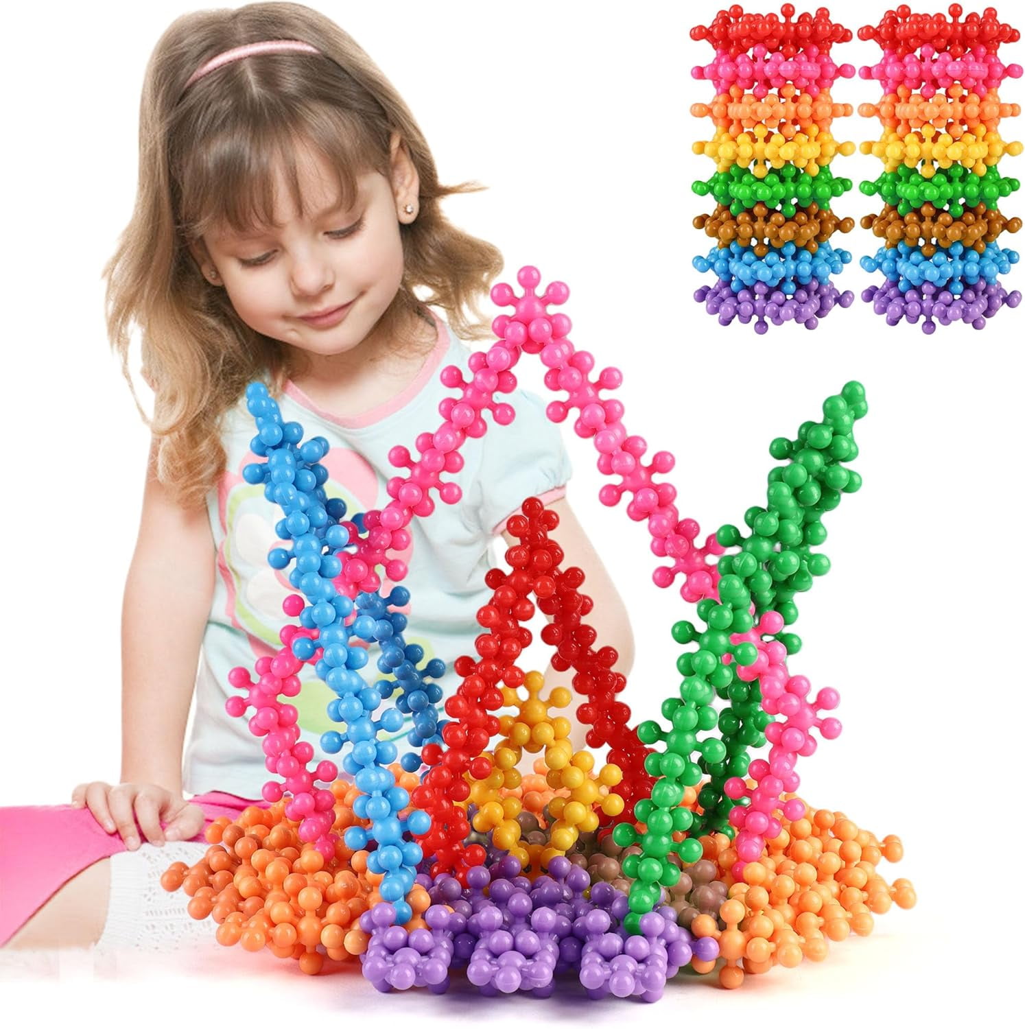 200 Pieces Building Blocks Kids STEM Toys Educational Discs Sets ...