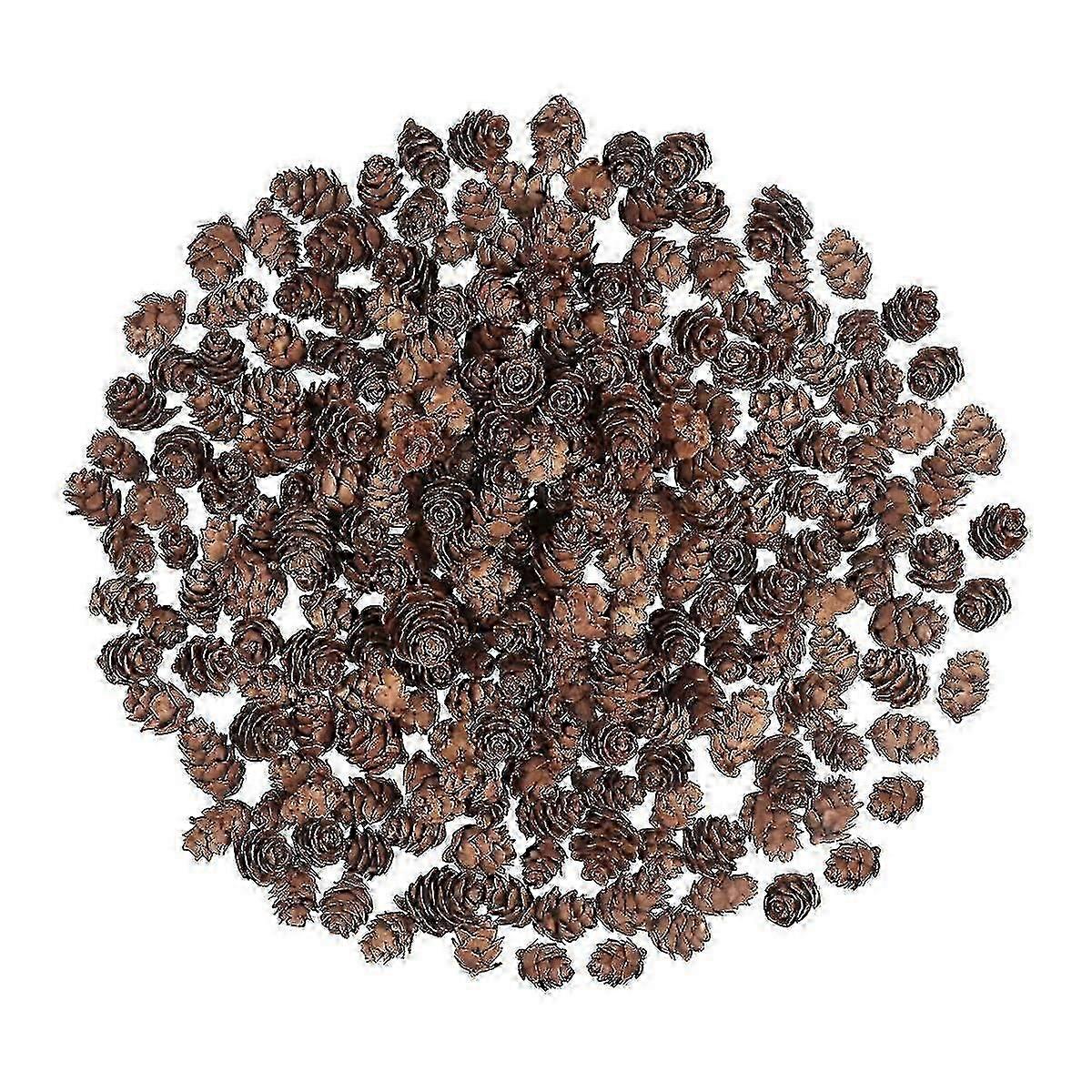200 Pieces Christmas Pine Cones, Mini Natural Pine Cones Thanksgiving ...
