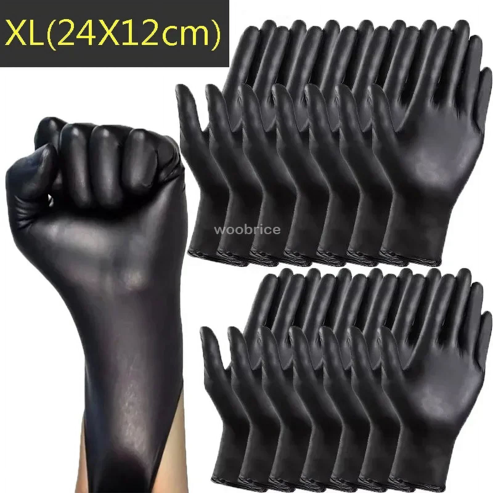 200 Pieces Disposable Gloves Nitrile Gloves Food Grade Cooking Gloves ...