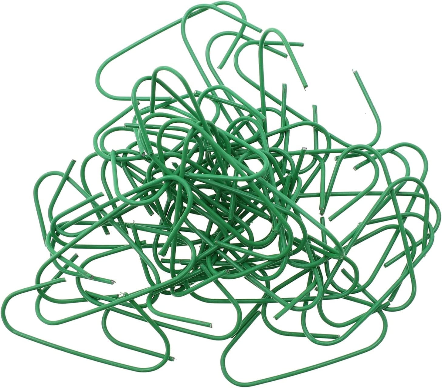 200 Pieces Green Ornament Hooks Christmas Tree Decorating Hangers Metal ...