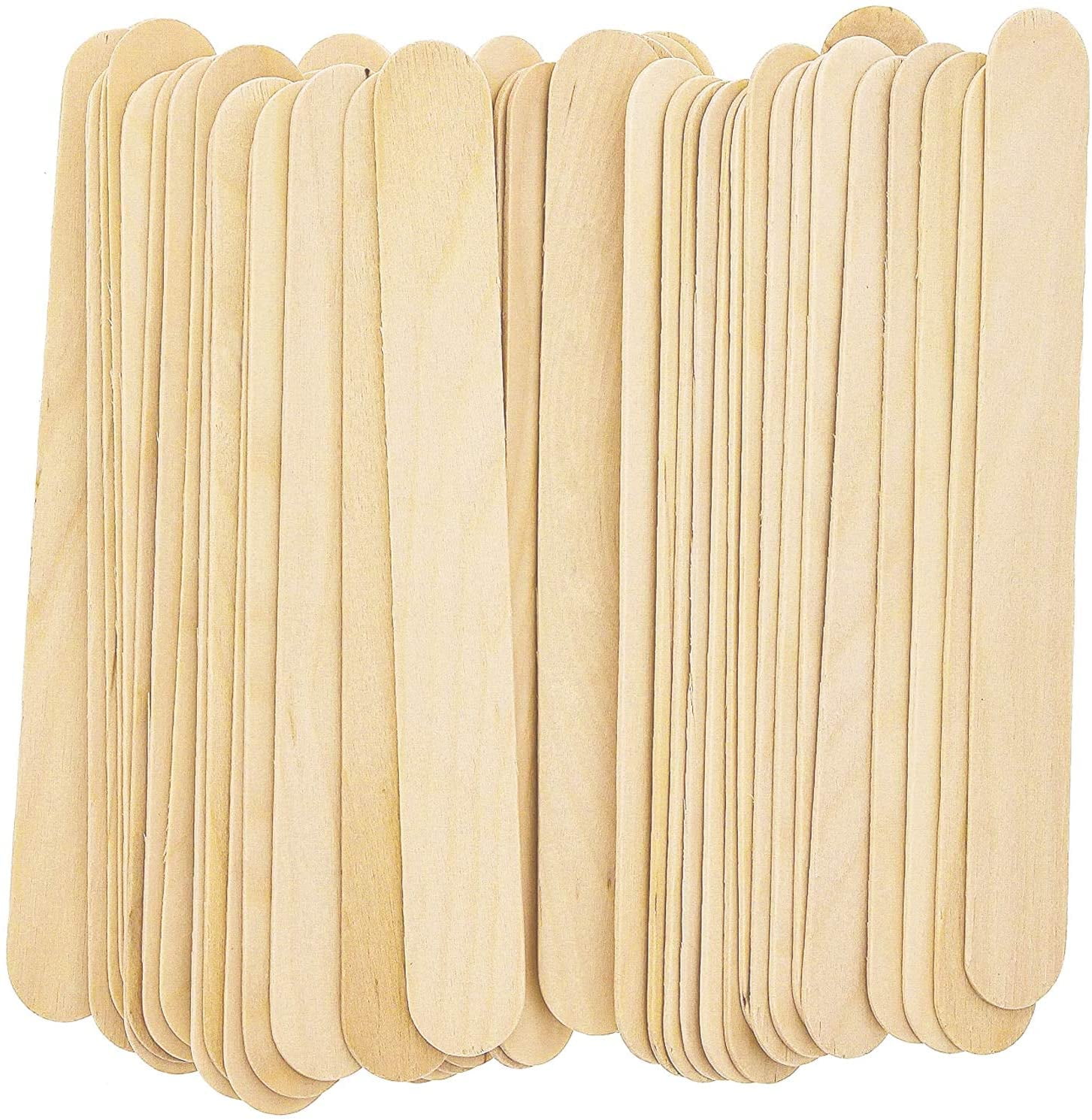 200 Pieces Jumbo Craft Sticks, Premium Natural Wood for Building ...
