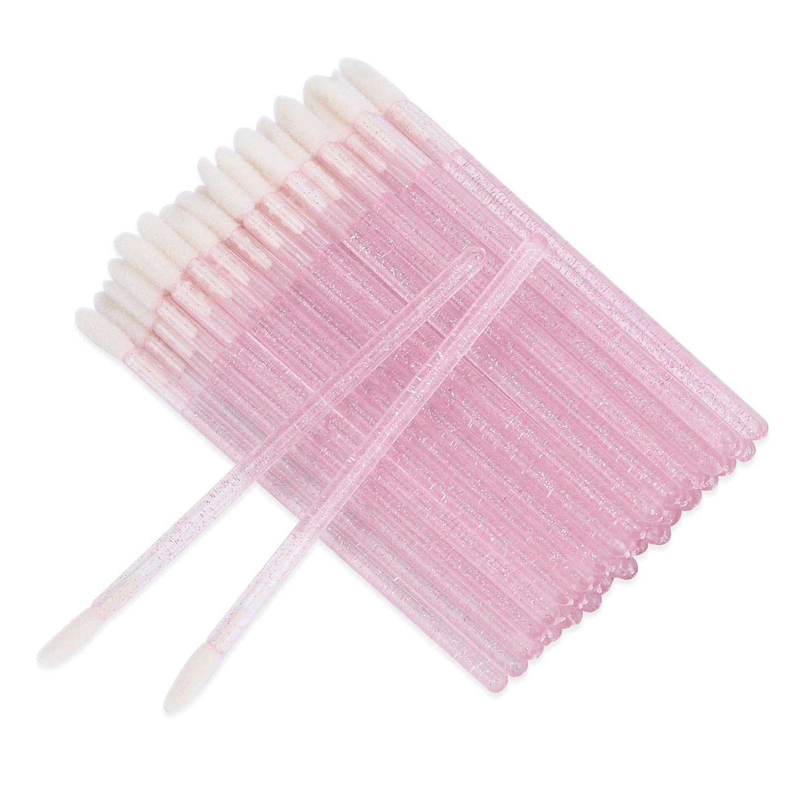 200 Pieces Lip Brush AIF9 Lint Free Applicators Crystal Lipstick ...