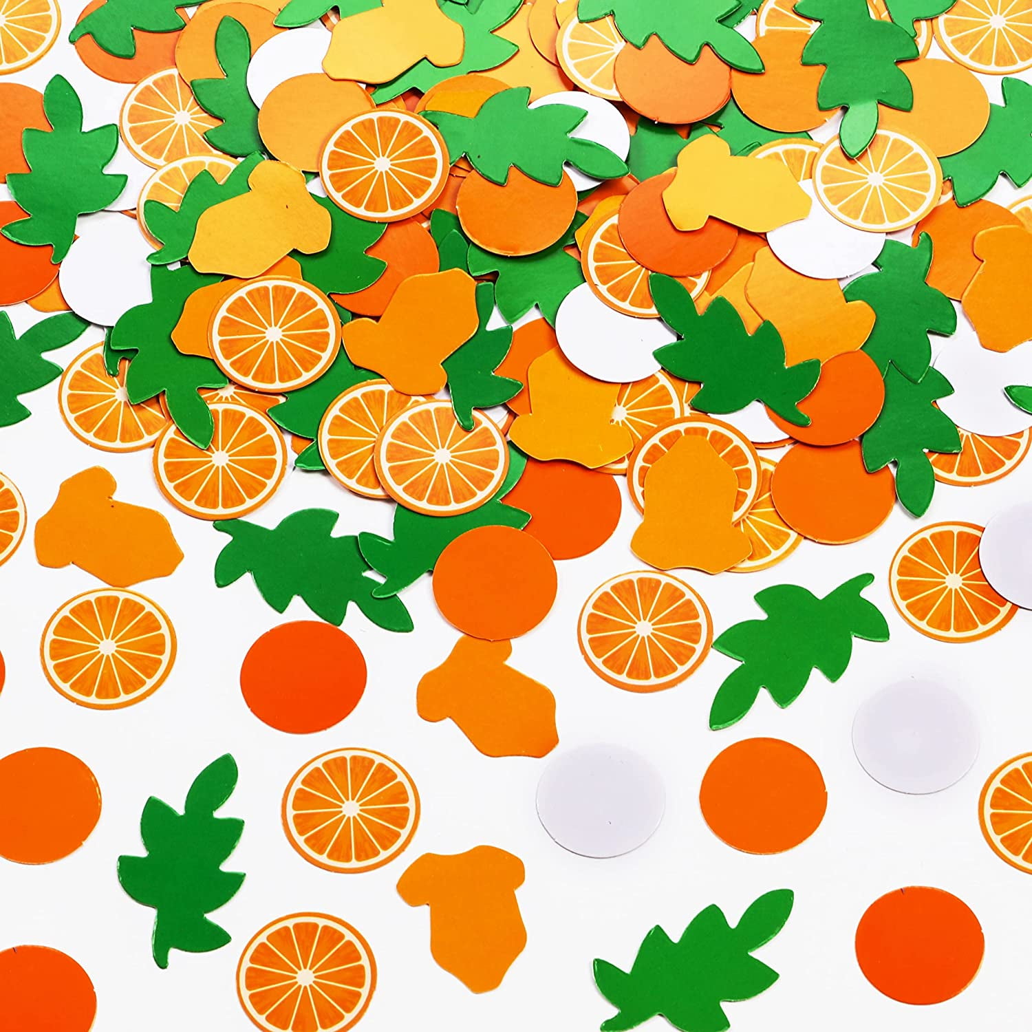 200 Pieces Little Cutie Baby Shower Confetti, Orange Confetti for Table ...