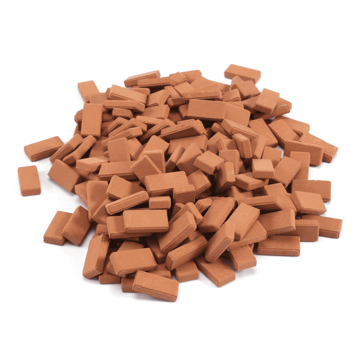 200 Pieces Mini Bricks for Landscaping Miniature Brick Wall Small ...