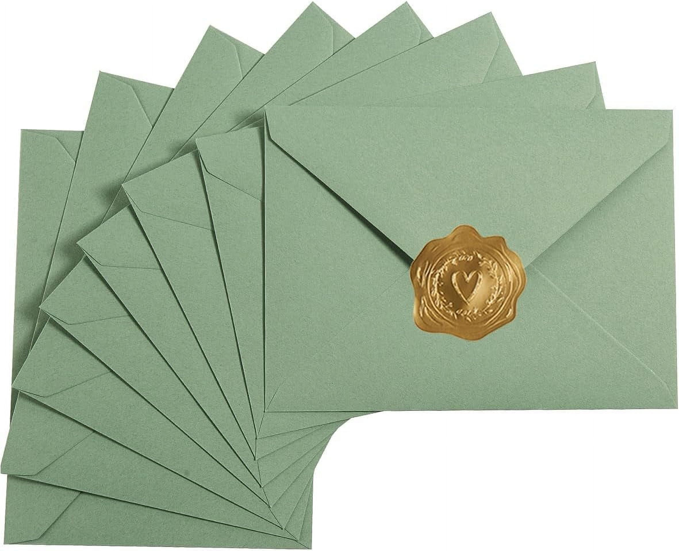 200 Pieces Sage-Green A7 Envelopes Greeting Card Envelopes 5.24 x 7.24 ...