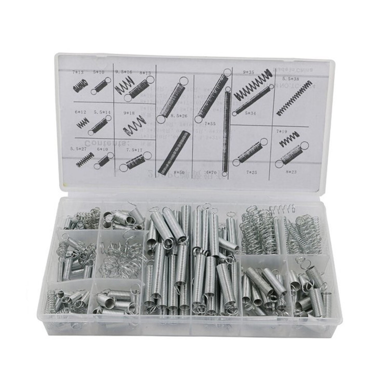 200 Pieces Spring Assortment Set Strong Oxidation Resistance Springs ...