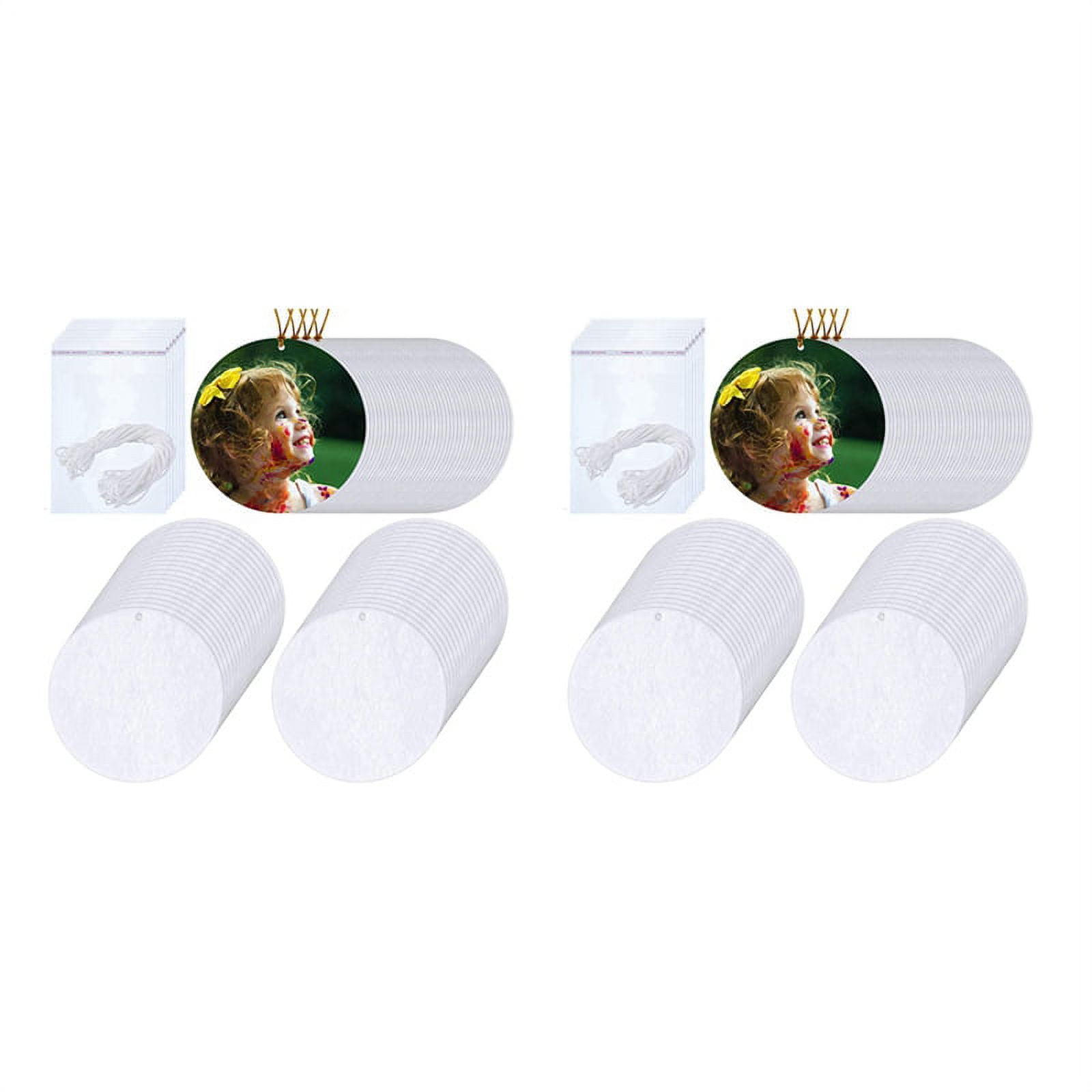 200 Pieces Sublimation Air Freshener Blanks DIY Scented Blank Car ...