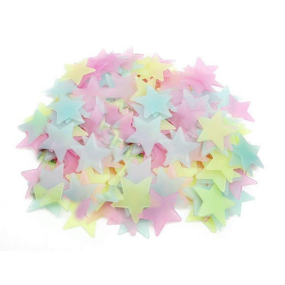 200 Pieces of 3D Star Stickers for The Wall, Ceiling In Bedroom or ...