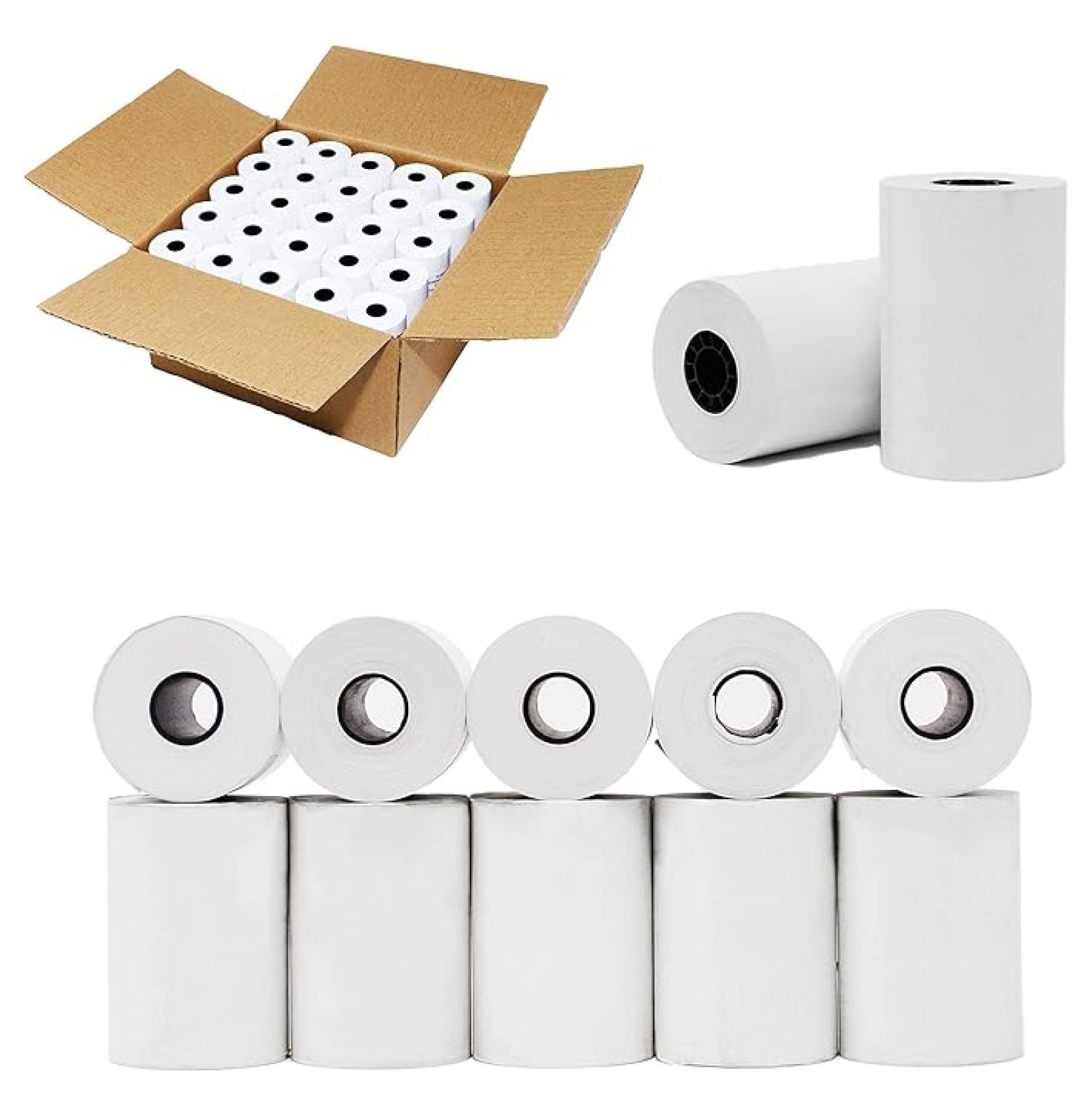 (200 Rolls - GSM) vx520 Special 2 1/4 x 75 thermal paper (2.25 inches x ...