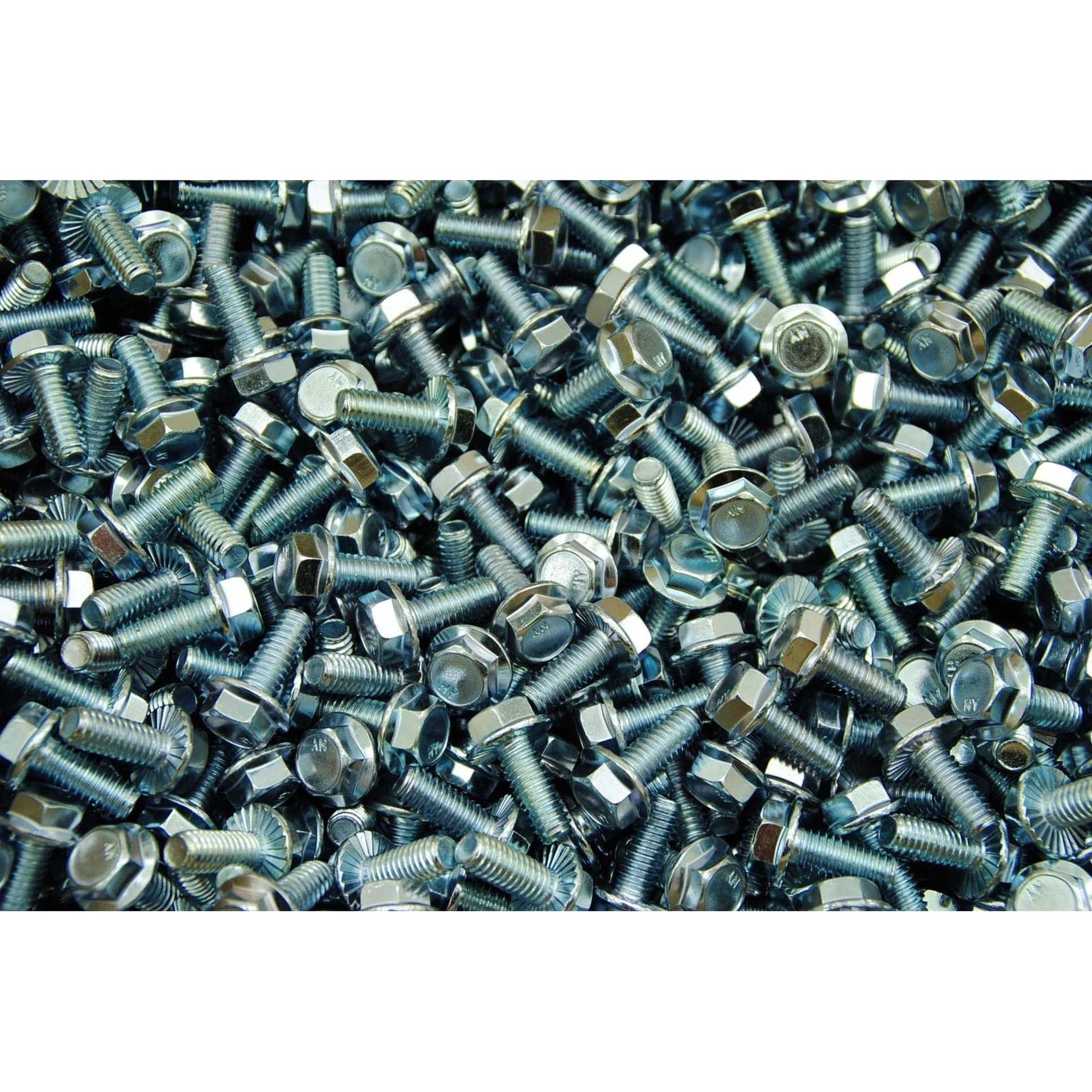 (200) Serrated Flange 5/16-18 x 3/4 Grade 5 IHW Hex Bolt Cap Screw Zinc ...