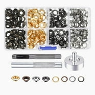 General Tools 71264 Grommet Kit with 12 Solid Brass Grommets, 1/2-Inch ...