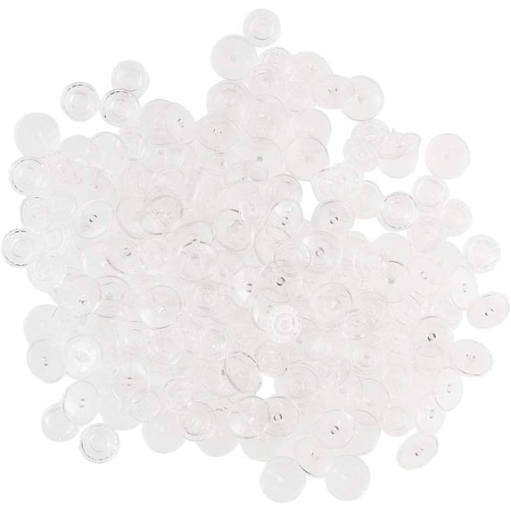 200 Sets Clear Snaps for KAM, Size 20 T5 Resin Plastic Snaps Buttons ...