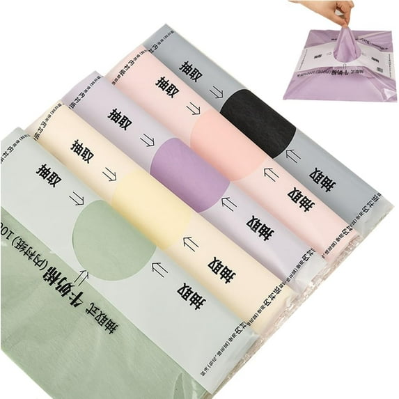 200 Sheets/5 Color Korean Of Cotton Wrapping Flower Paper Non-Woven ...