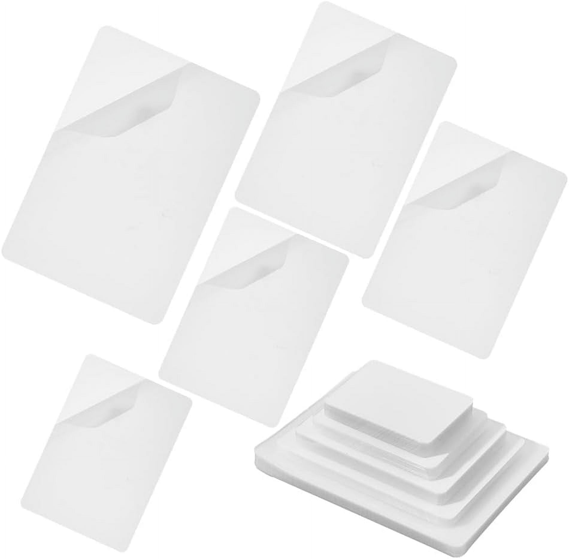 200 Sheets 5 Sizes Thermal Laminating Pouches Clear Laminating Pouch ...