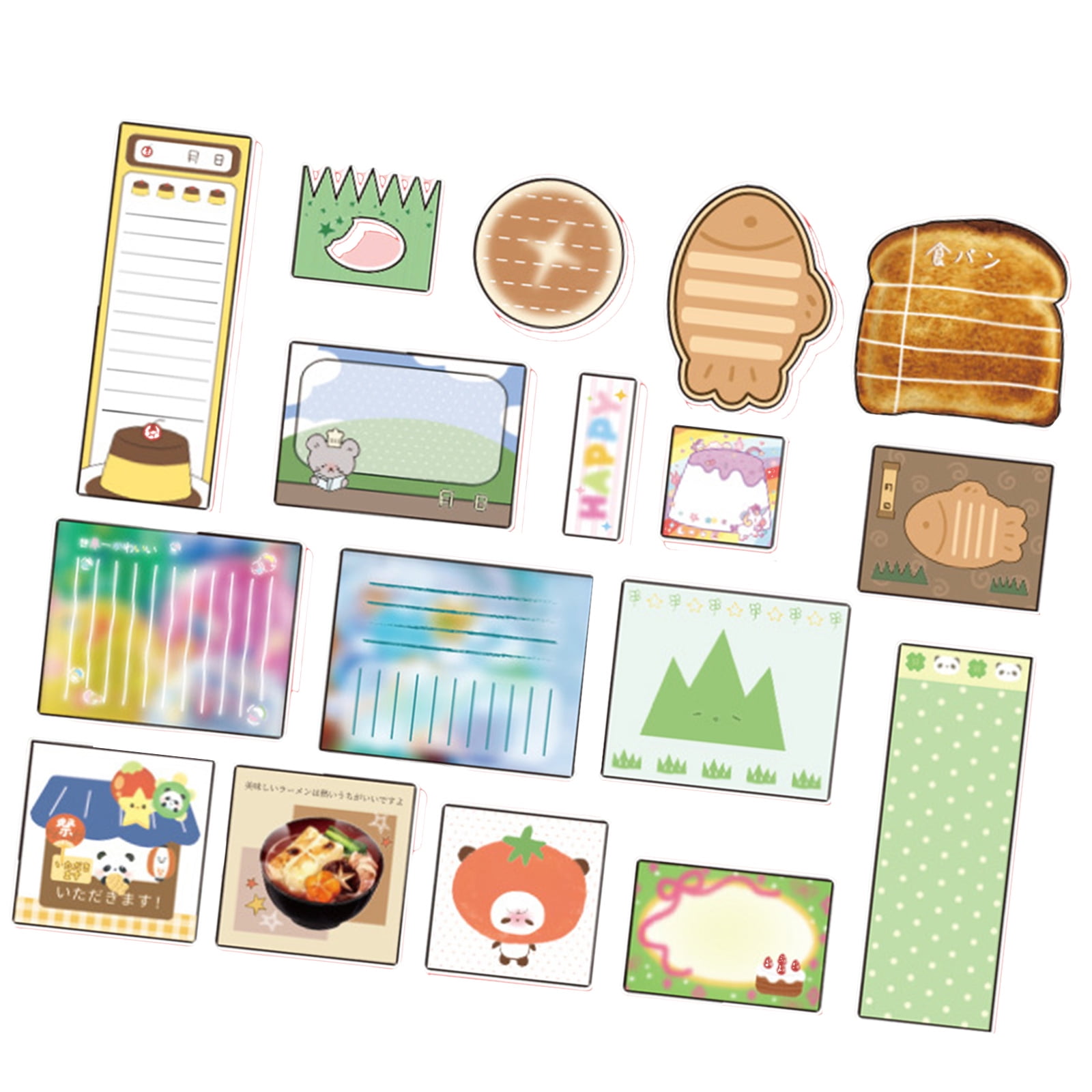 200 Sheets Aesthetic Note Paper Novelty Notepads for Memos Notes ...