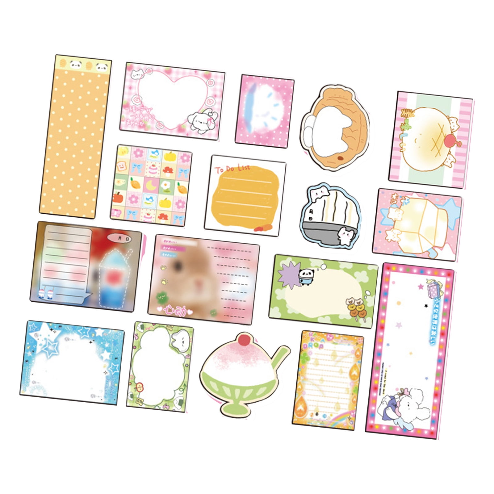 200 Sheets Aesthetic Note Paper Novelty Notepads for Memos Notes ...